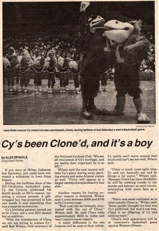 Mascot Monday: Cy | KC College Gameday